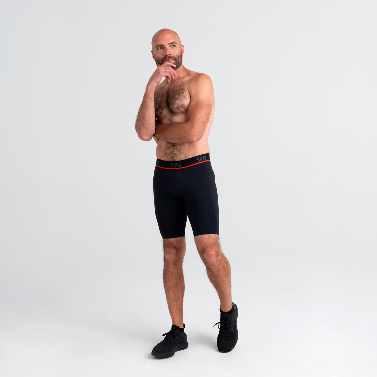 Saxx - Kinetic Light-Compression Mesh Long leg – Le coureur nordique