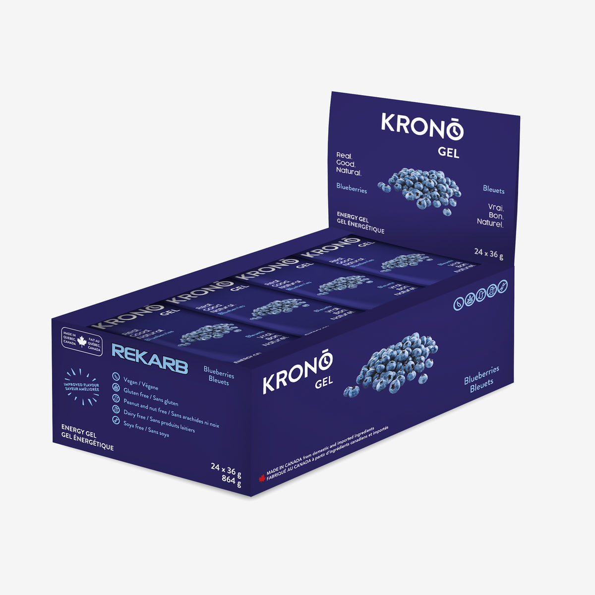 Krono - Energy Gel - Box of 24 gels – Le coureur nordique